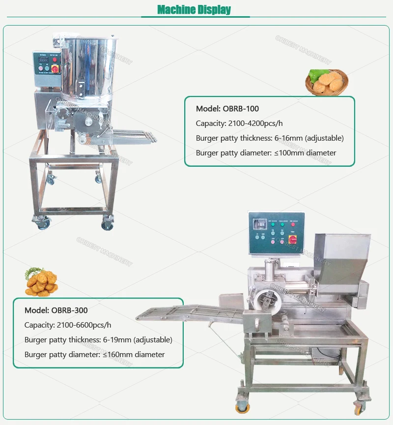 Industrial Automatic Burger Machine - High Quality & Efficiency