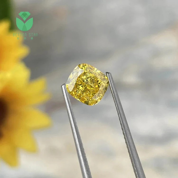 Yellow Lab Diamond Grown CVD - Loose Fancy Yellow Diamonds