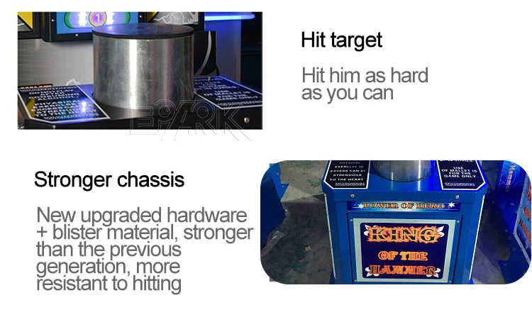 Big Punch Hit Hammer - King of Hammer Hitting Game Machine