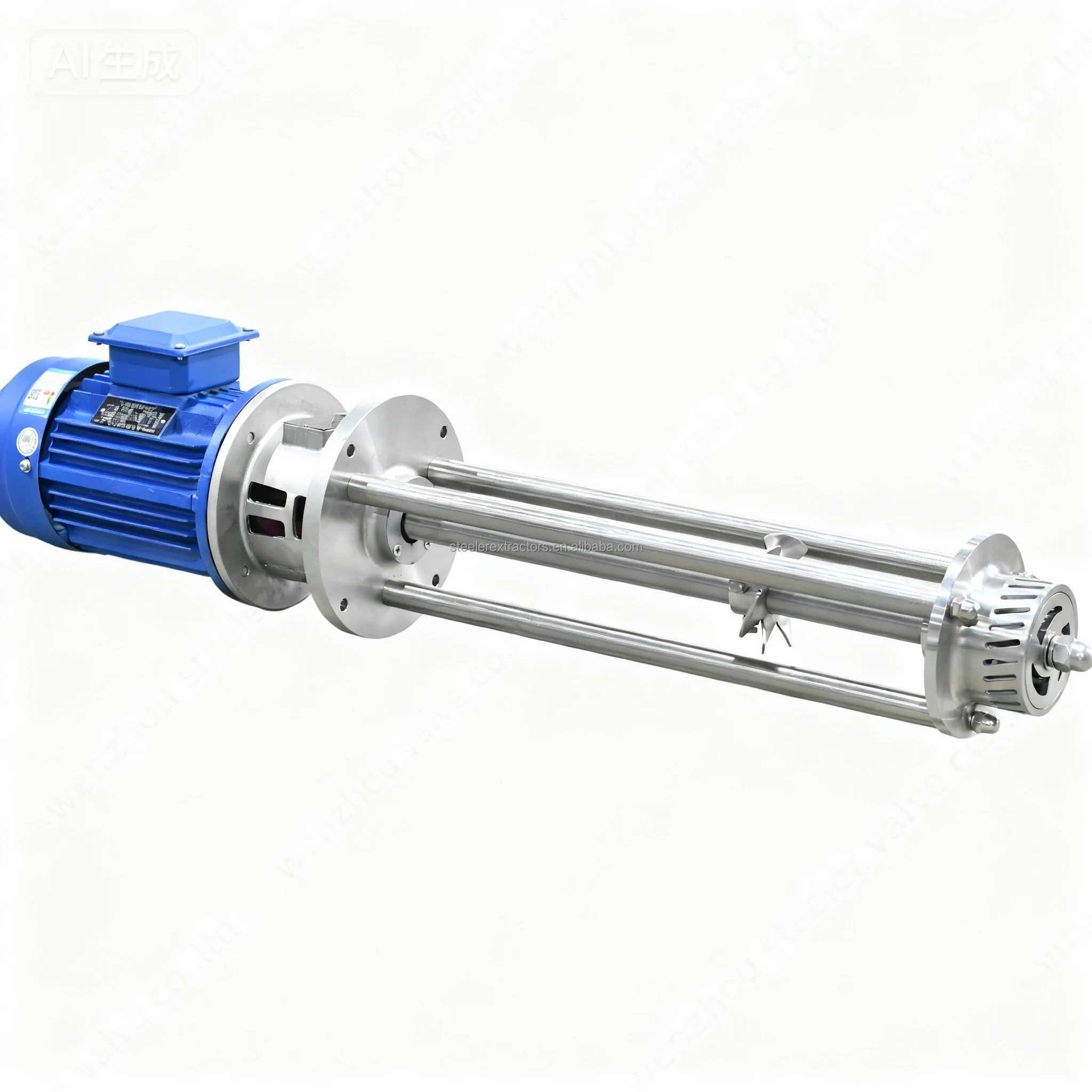 Single Stage High Shear Emulsifier, Industrial Pipeline Type Mixed ...