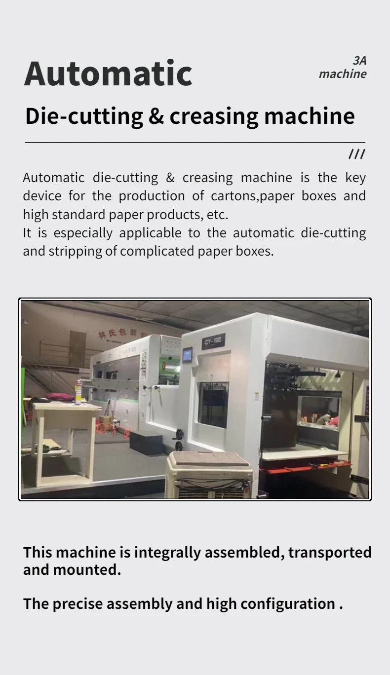 CQT-1520 Automatic Die Cutter (with Stripping) Creasing and Die Cutting ...