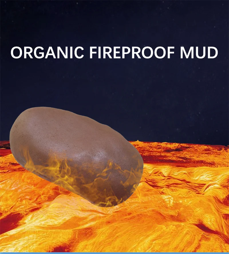 Fire Retardant Mud Flexible Organic Plugging Material Fire Retardant ...