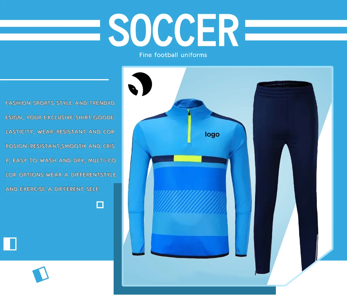 21-22 New Football Uniforms Kits Men Soccer Training Jersey Sets Sports ...