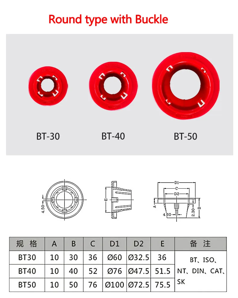 Silicone Plastic Cnc Tool Holder Sleeve Sale Square Knife Sleeve Bt30 ...