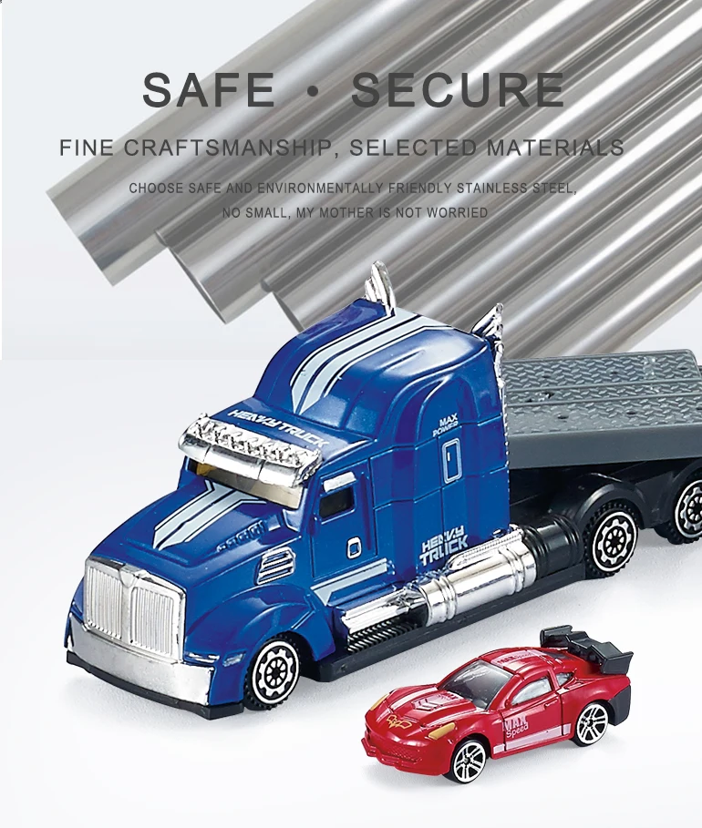 High Quality 1:58 Alloy Towhead Flatbed Racing Metal Car Toys
