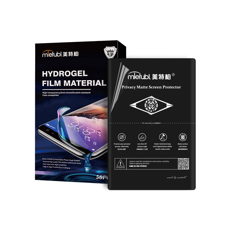 Unlimited Hydrogel Anti-shock Curved Tpu Tablet Screenprotector Privacy ...