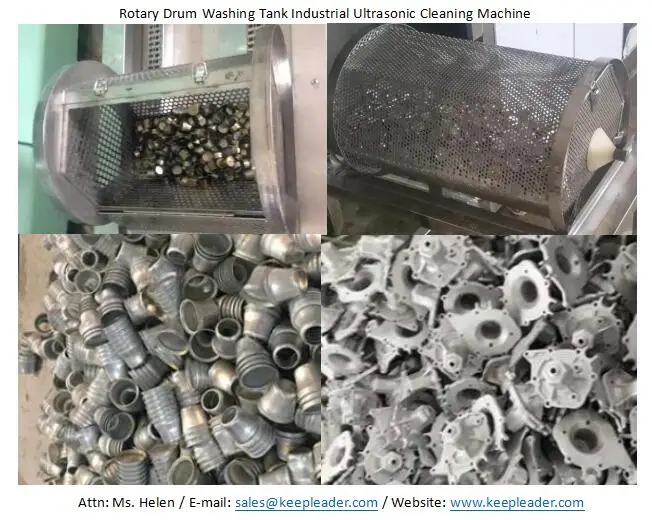 Rotary Drum Washing Tank - Industrial Ultrasonic Cleaning