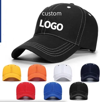 Custom Small Batch Hardtop Embroidery Logo Cotton Baseball Cap High ...