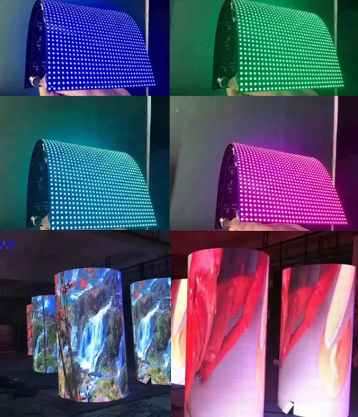 Indoor Shipping Mall Curved Led Screen P2 P2.5 P3 Outdoor Stage Soft ...