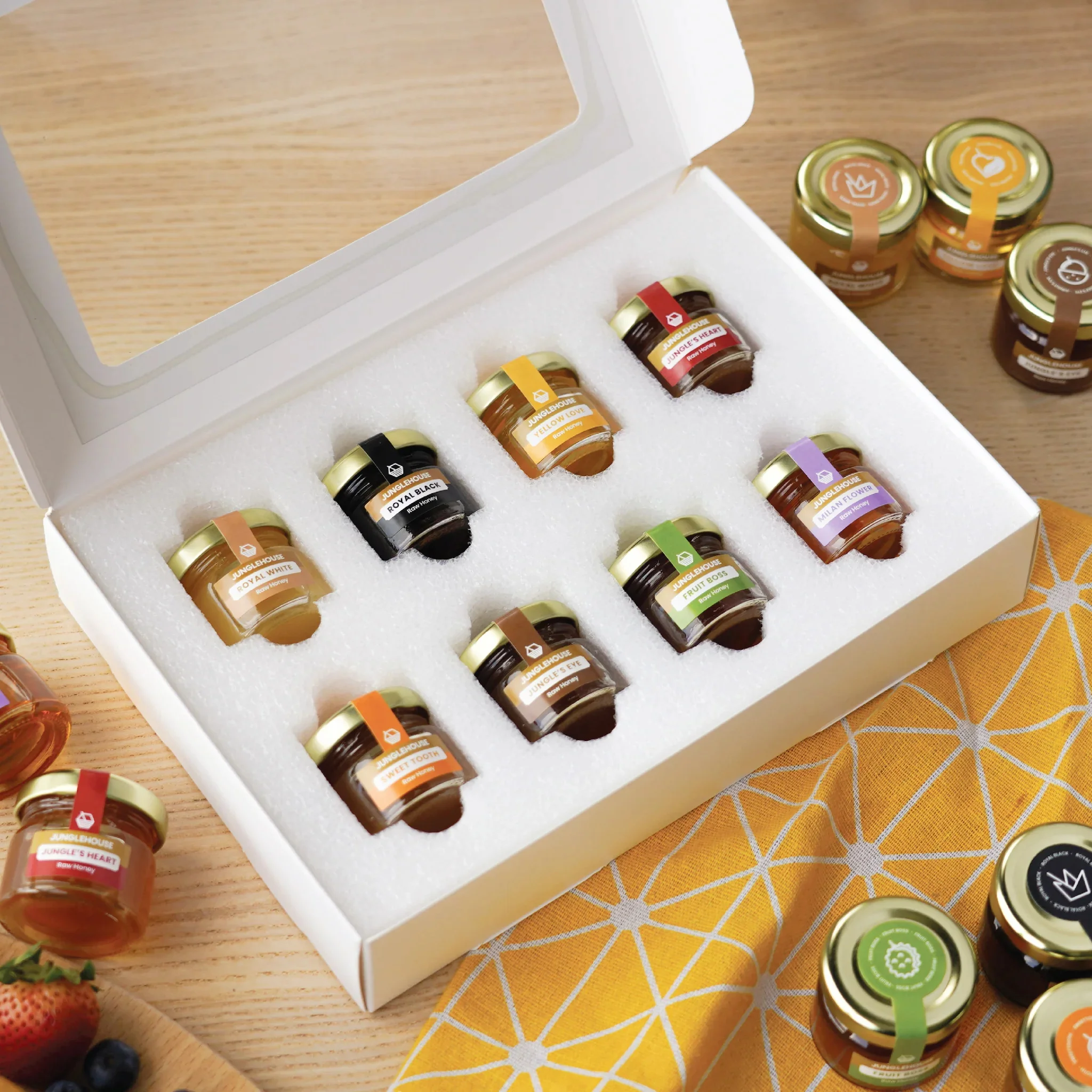 Alibaba.com: Luxury Honey Jam Boxes, custom sticker printing, empty ...