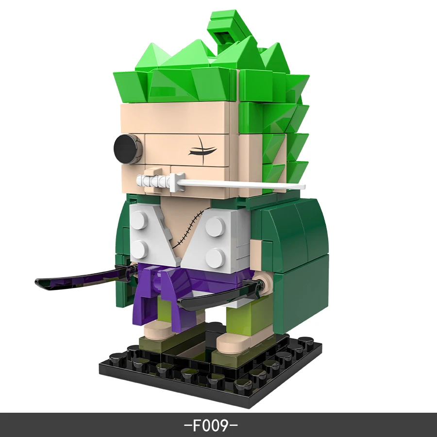 2025 Anime Brick Head Figure Character Mini Educational Toy