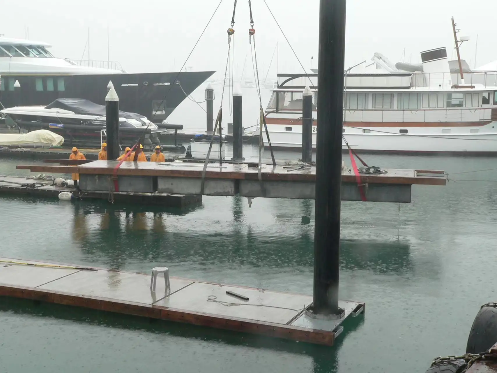 Marina Floating Concrete Pontoon Floats Concrete Dock China ...