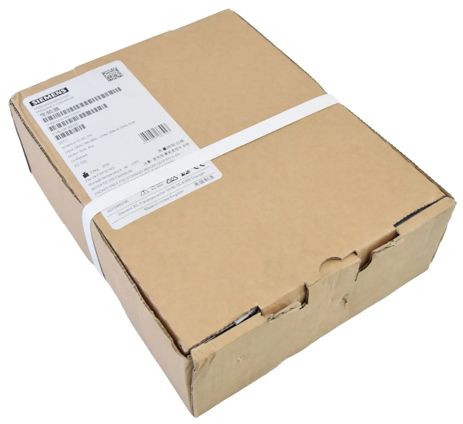 Siemens Sinamics G120c Pn 6sl3210-1ke17-5uf1 Input 380-480v Fsc02 New ...