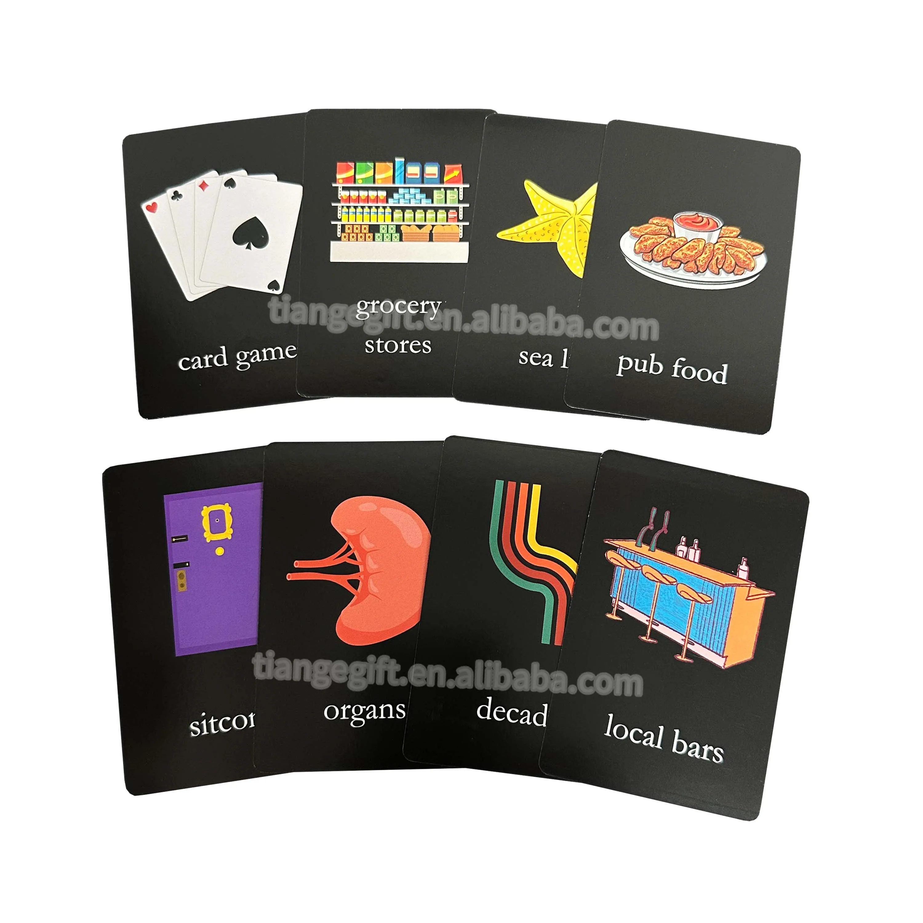 Custom Printed Paper Flash Cards Game Cards For Children - Buy Card ...