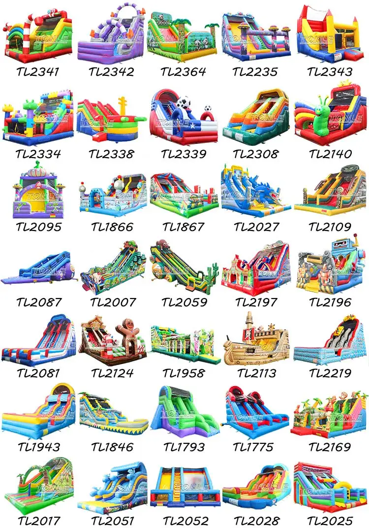 Forest Animal Kids Slide Inflatable Tropical Dry Slide For Sale - Buy ...