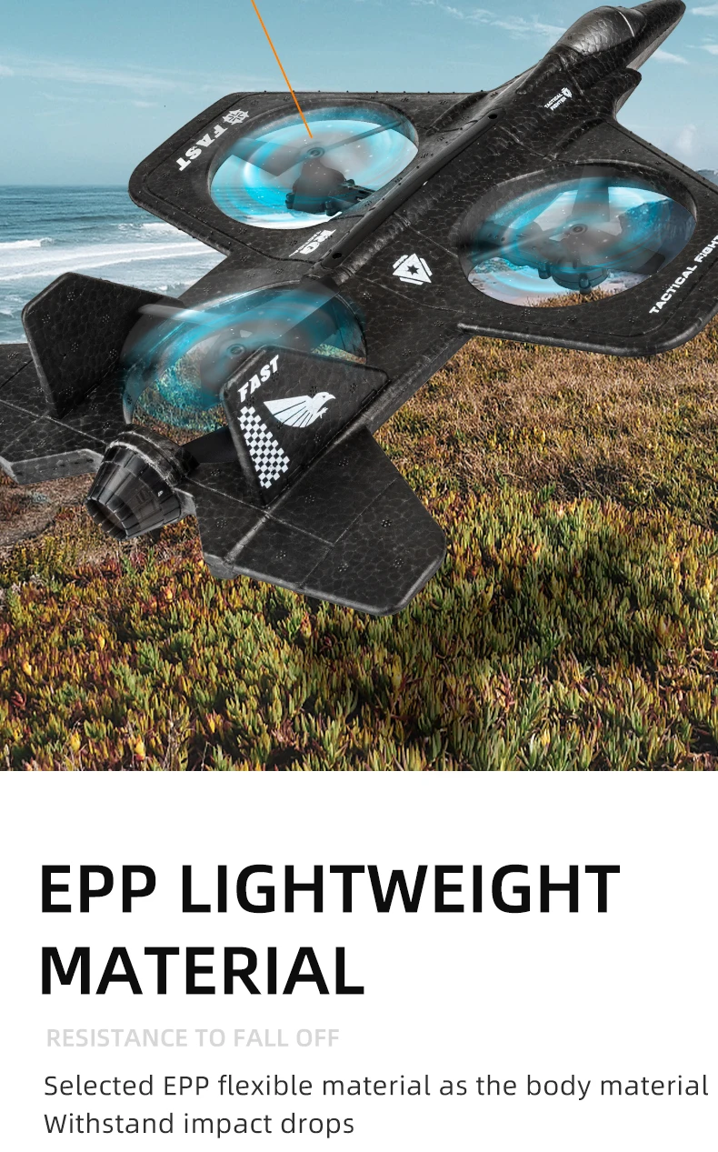 2.4g Epp Foam Rc Plane Drone Hd Camera Remote Control Airplane Fixed Wing Aircraft Glider With ...