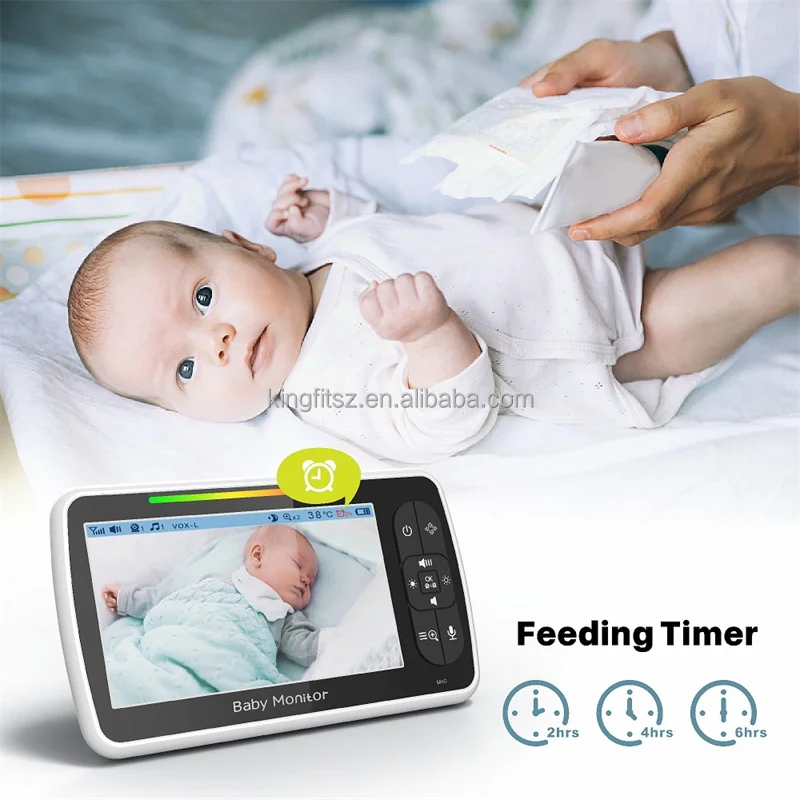 5.0 Inch Baby Monitor with Camera - Wireless Video Security