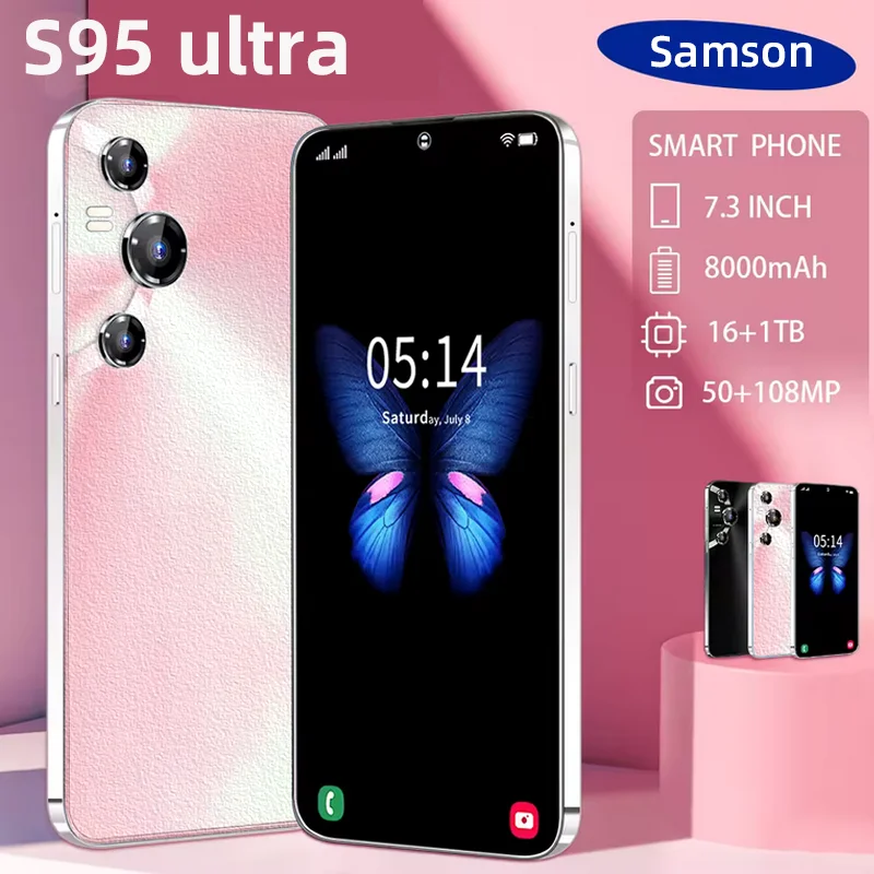 Samson SS95 Ultra - 5G Smartphone with HD Camera & Large Screen