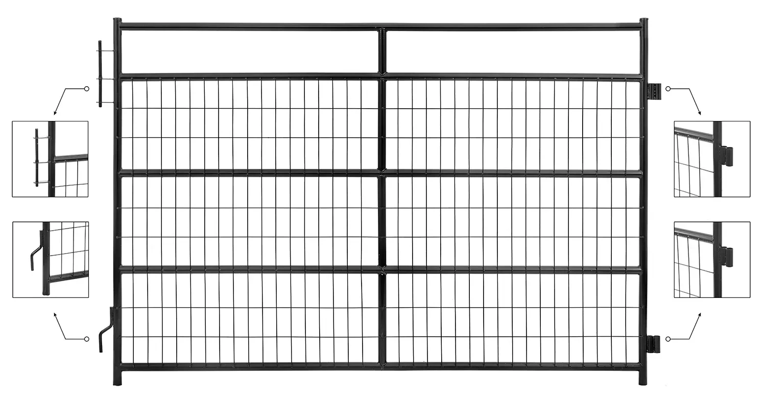 Portable Sheep Paddock Yard Fence With Coupling Rods Metal Iron Farm ...