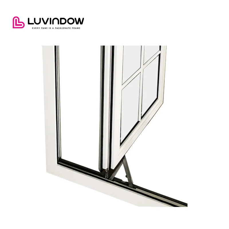 Hot Sale Aluminum Clad Wood French Windows Heat Insulated Swing Open ...