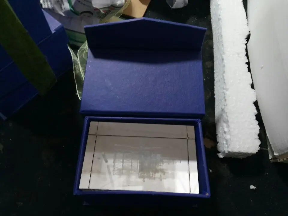 Wedding Souvenirs Led 3d Laser Engraving Glass Block Engraving Printing ...