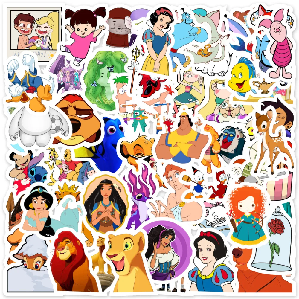 100PCS Cute Fairytale Princess Stickers for Girl Gifts