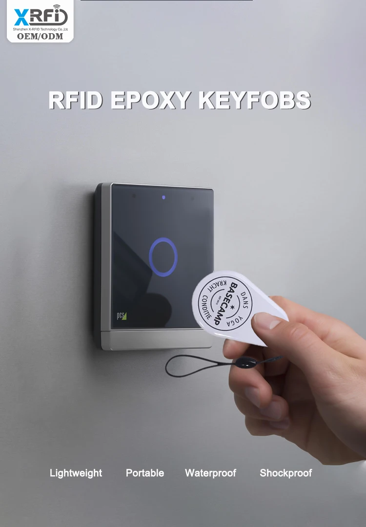 Custom Design 125khz Smart Hotel Locks Key Fobs Keychain RFID Keyfobs ...