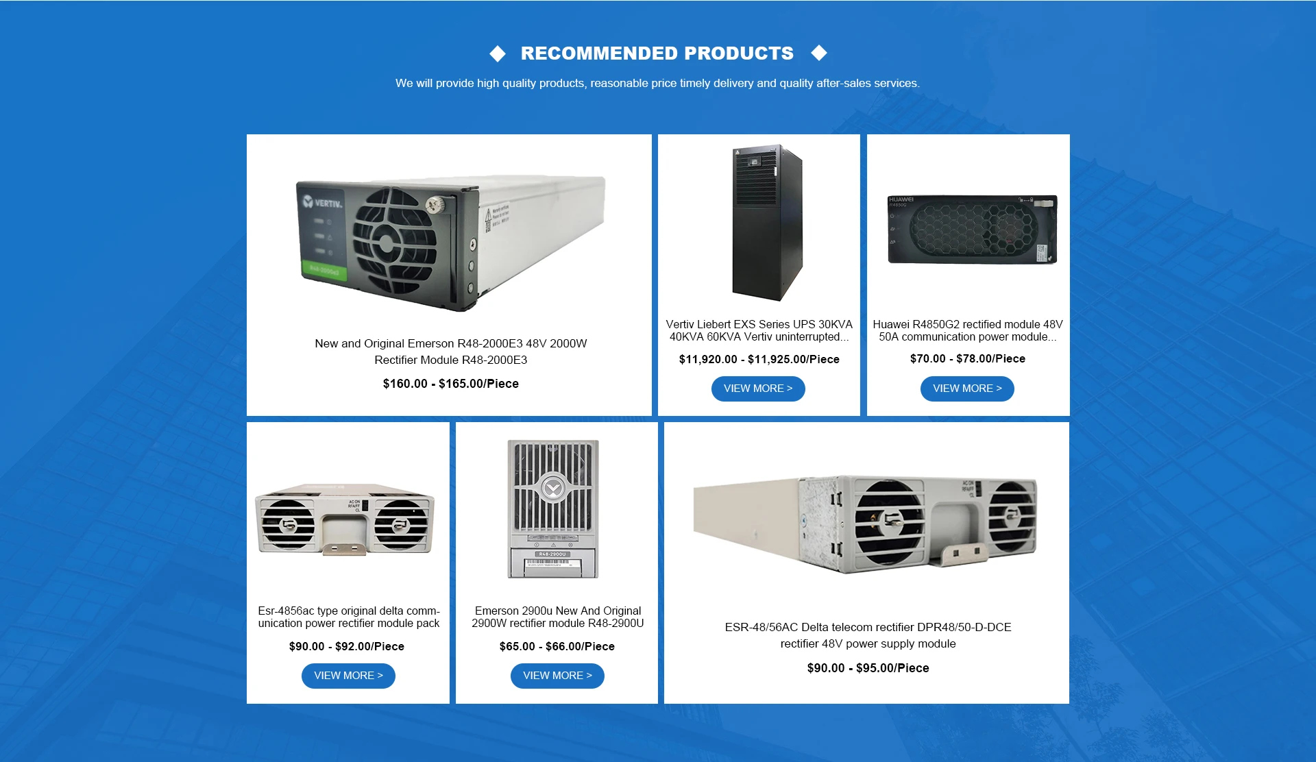 Baoding Songli Communication Engineering Co., Ltd. - Rectifier Module ...