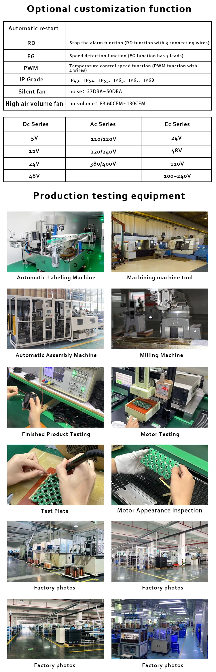 EC92-B225-B01 Cooling Fan - 220v AC, 230v Brushless Centrifugal Fan