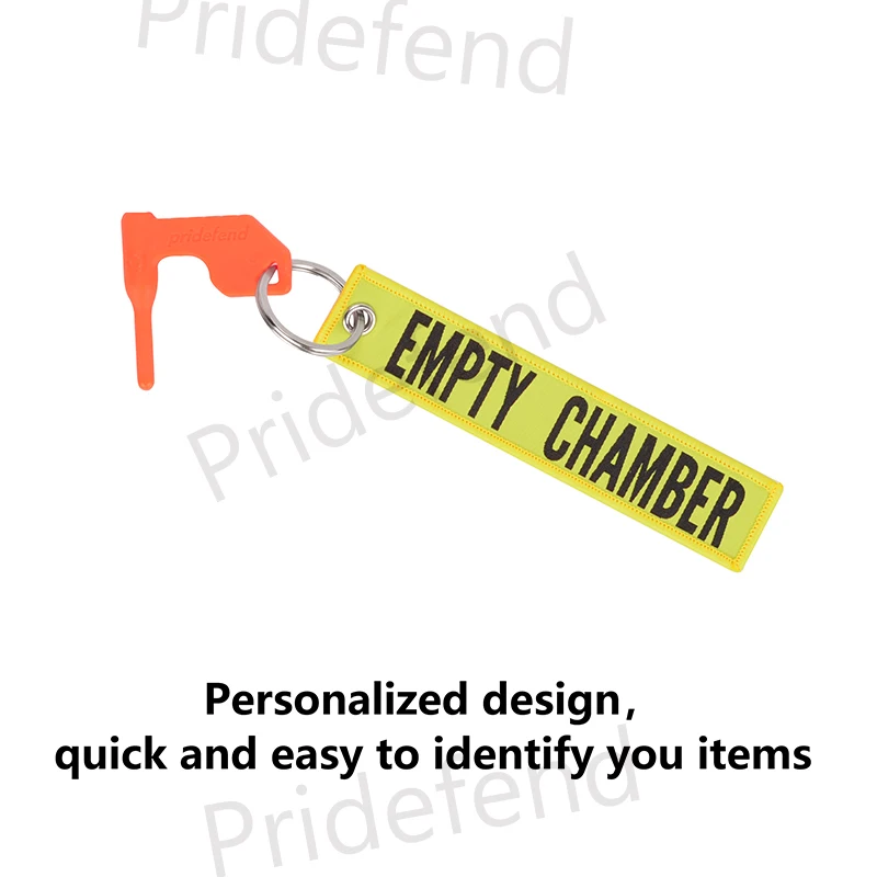 Durable 6 Pack Safety Flags with Bright Yellow Key Chains - OEM