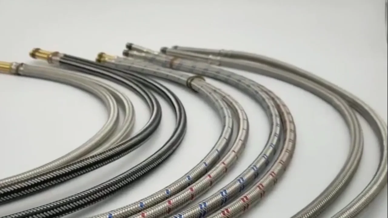 Stainless Steel Flexible Braided Metal Hose For Wash Basins Inlet Hose ...