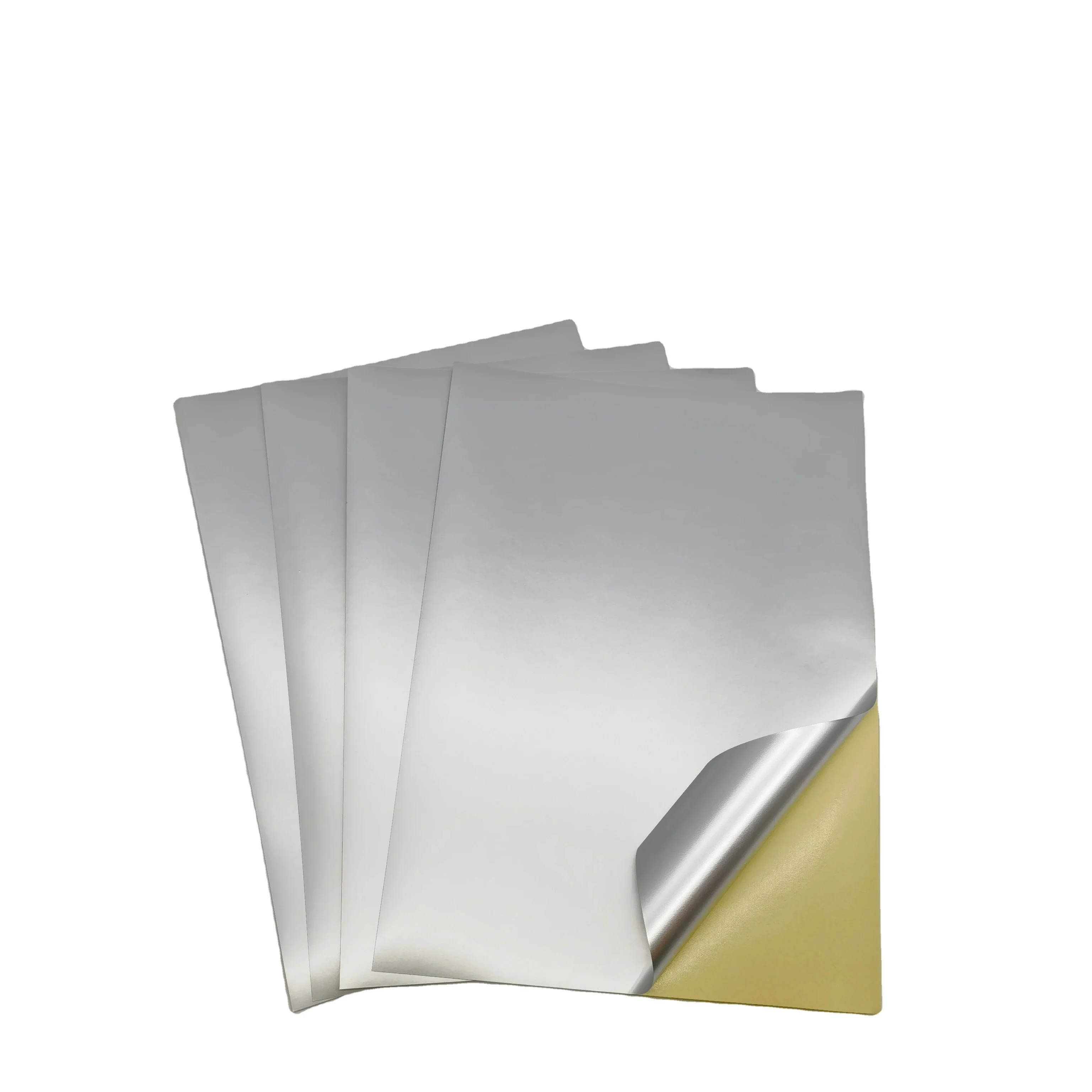 PET Matte Silver Paper 50 Sheets A4 Matte PET Custom Adhesive Stickers ...