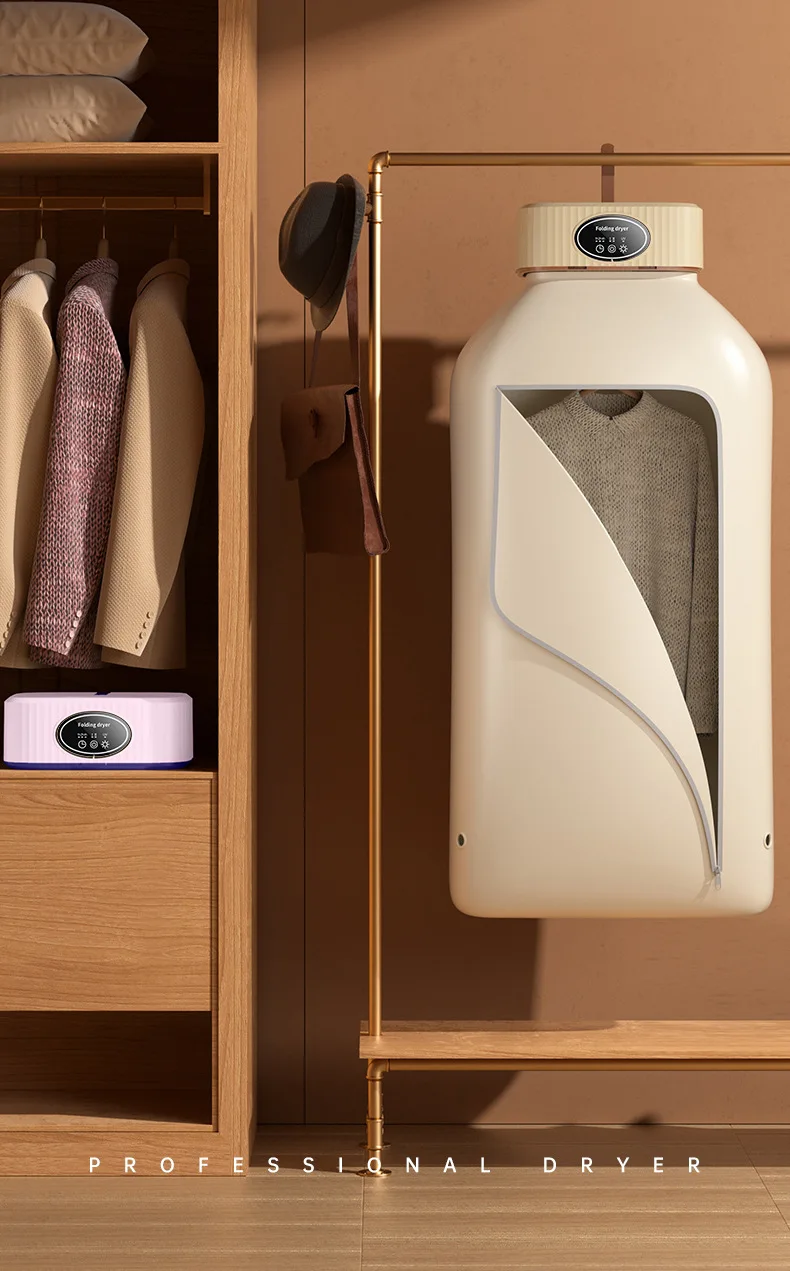 Mini Portable Electric Dryer - 5kg Folding Clothes Machine