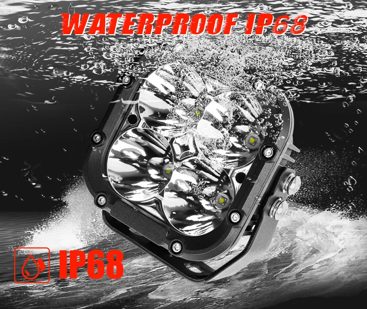 4X4 Cars LED Driving Lights - JIUGUANG Cube Spot Light Pods