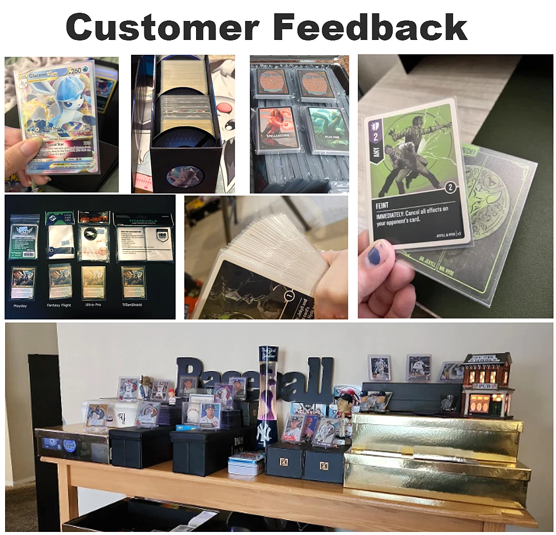 Card Protectors - Durable Acrylic Back Panels for Graded Cards