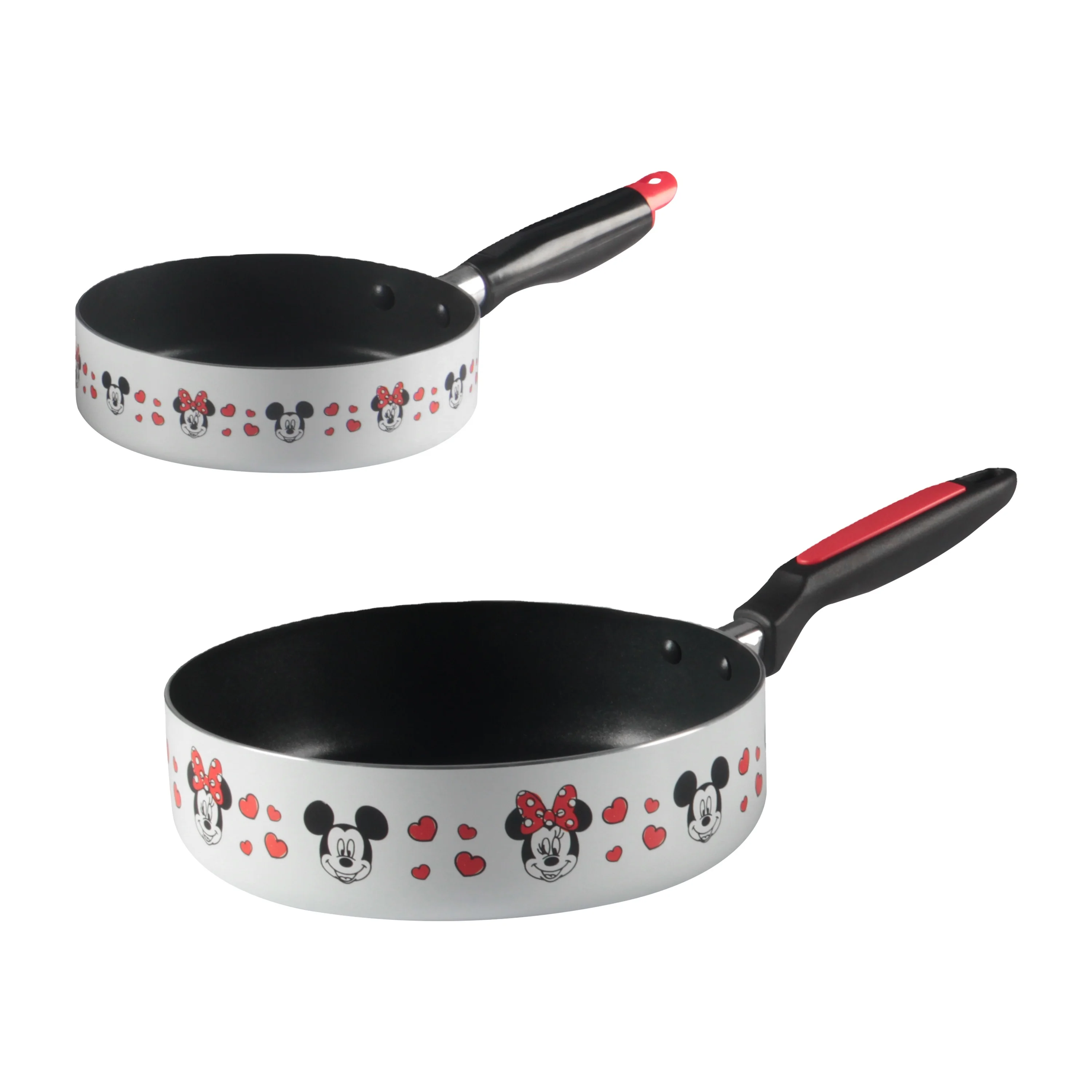 America Style Household Pressed Aluminum Frying Pan Dual Layer Nonstick ...