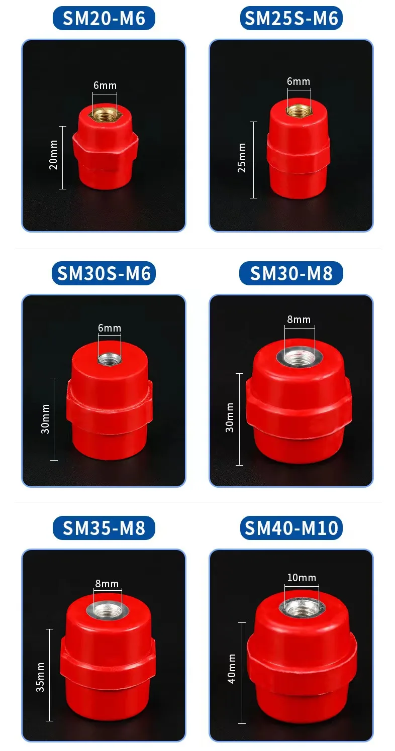 Low Voltage Busbar Support Insulators Sm Mns Tsm Series Electrical ...