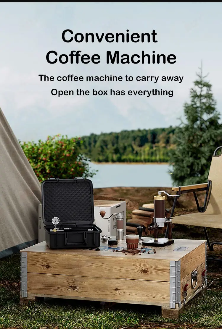 Manual Hand Shake Variable Pressure Extraction Espresso Coffee Maker 1 ...