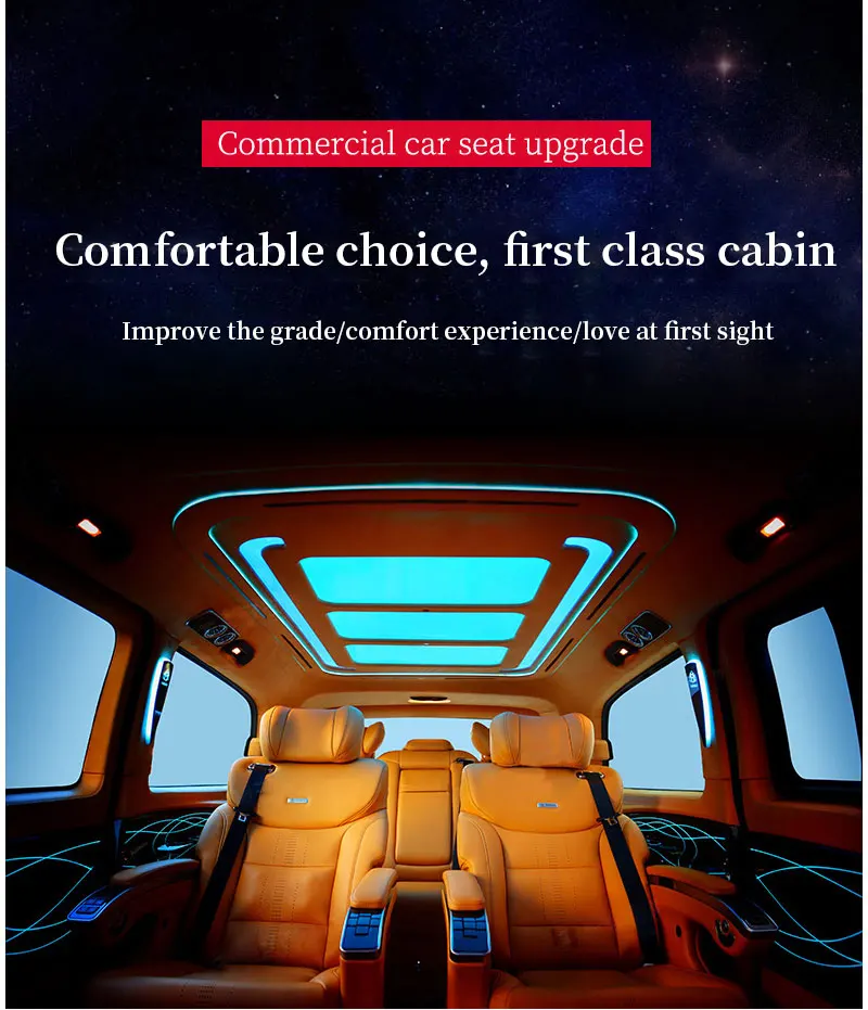 Luxurious Multifunctional Electric MPV Swivel Seat with Desk Armrest ...