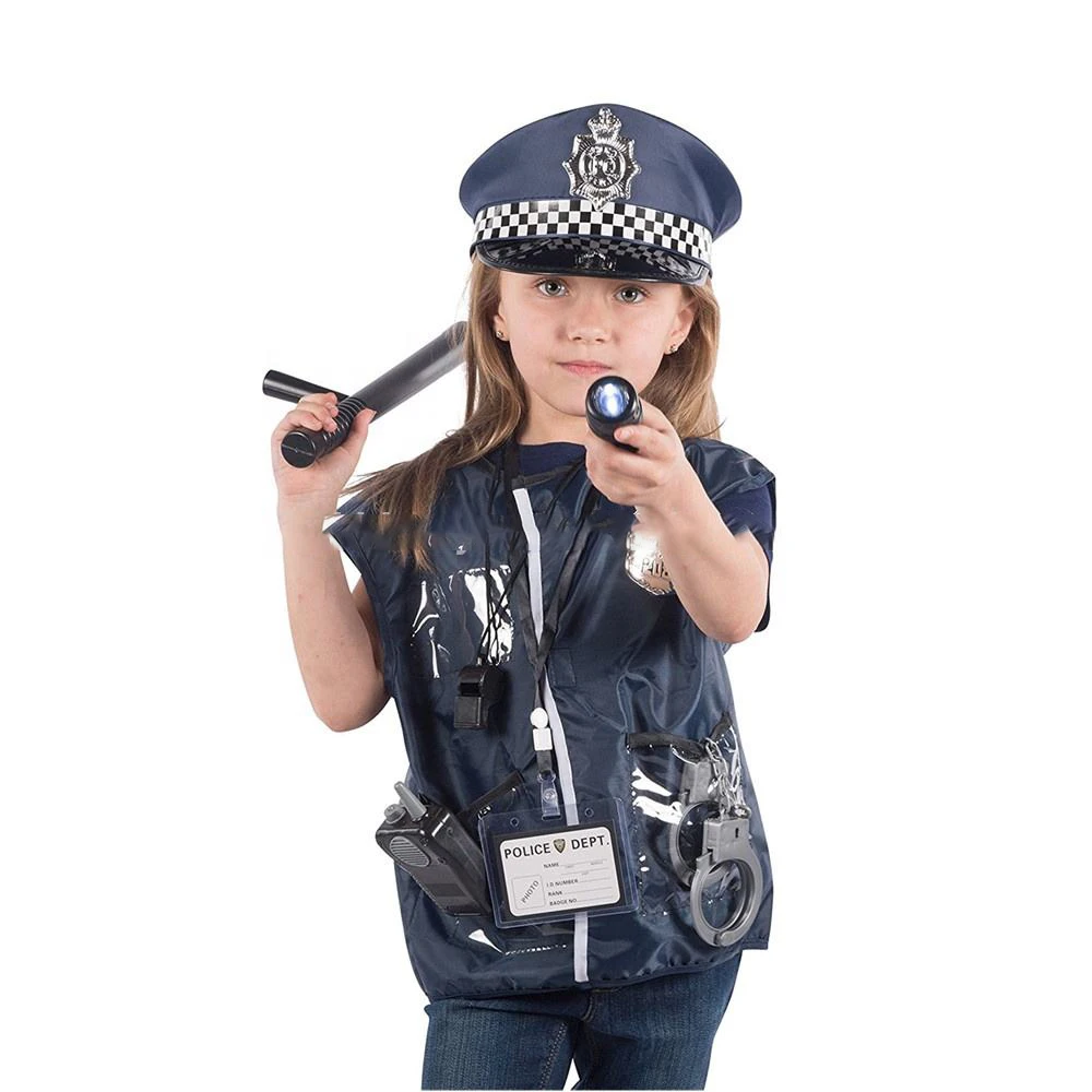 Kids Police Play Set - Role Play Costumes for Holidays