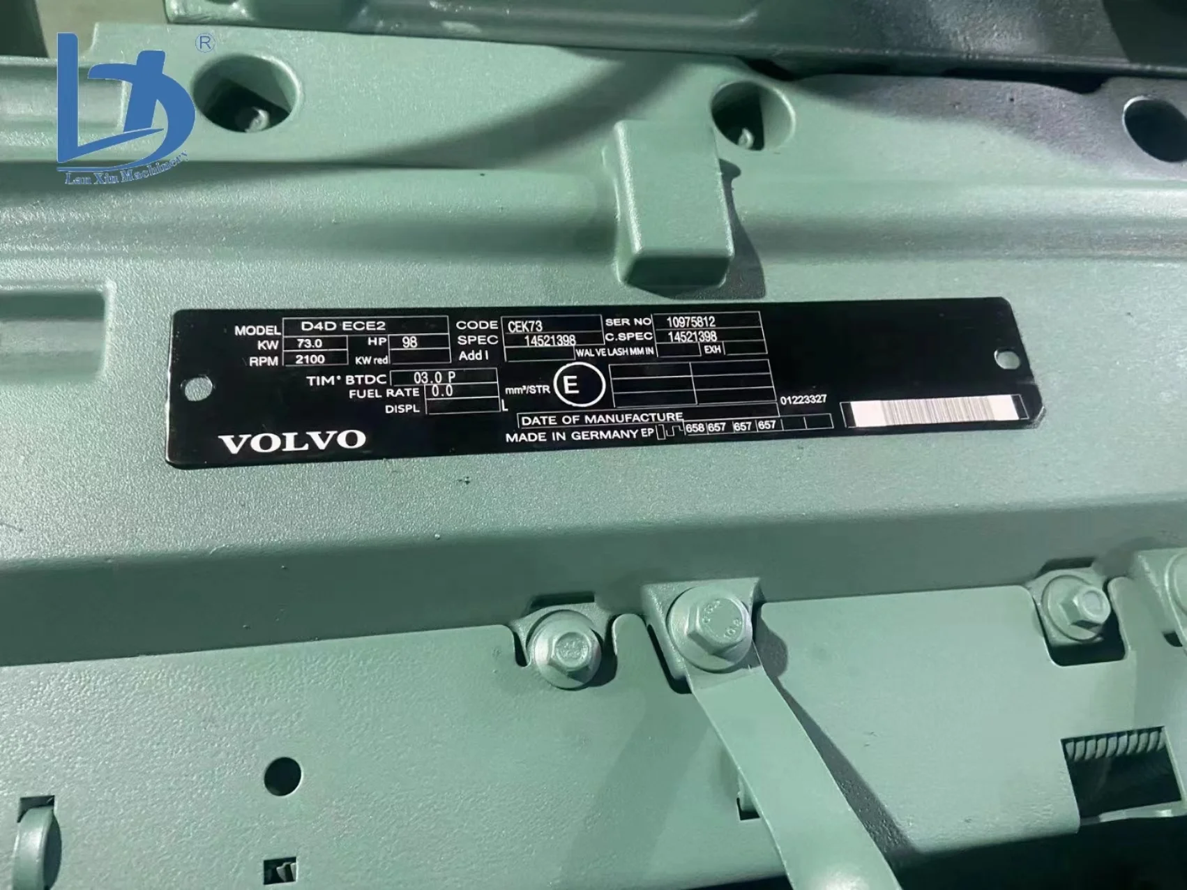 Excavator Motor Engine D4D Diesel Engine Assembly D4D D5D D5E D6D D6E ...