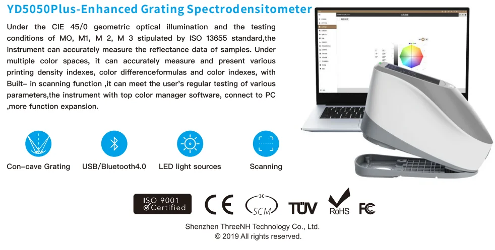 Spectrometer Manufacturers Portable Spectrodensitometer Test Cie Lab ...
