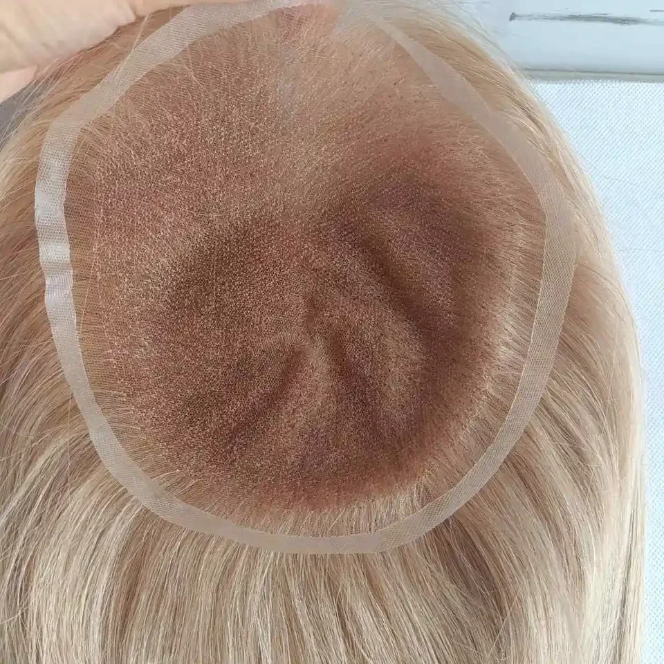 Highest Quality Toupee Raw Virgin Human Hair Skin Replacement Pieces ...