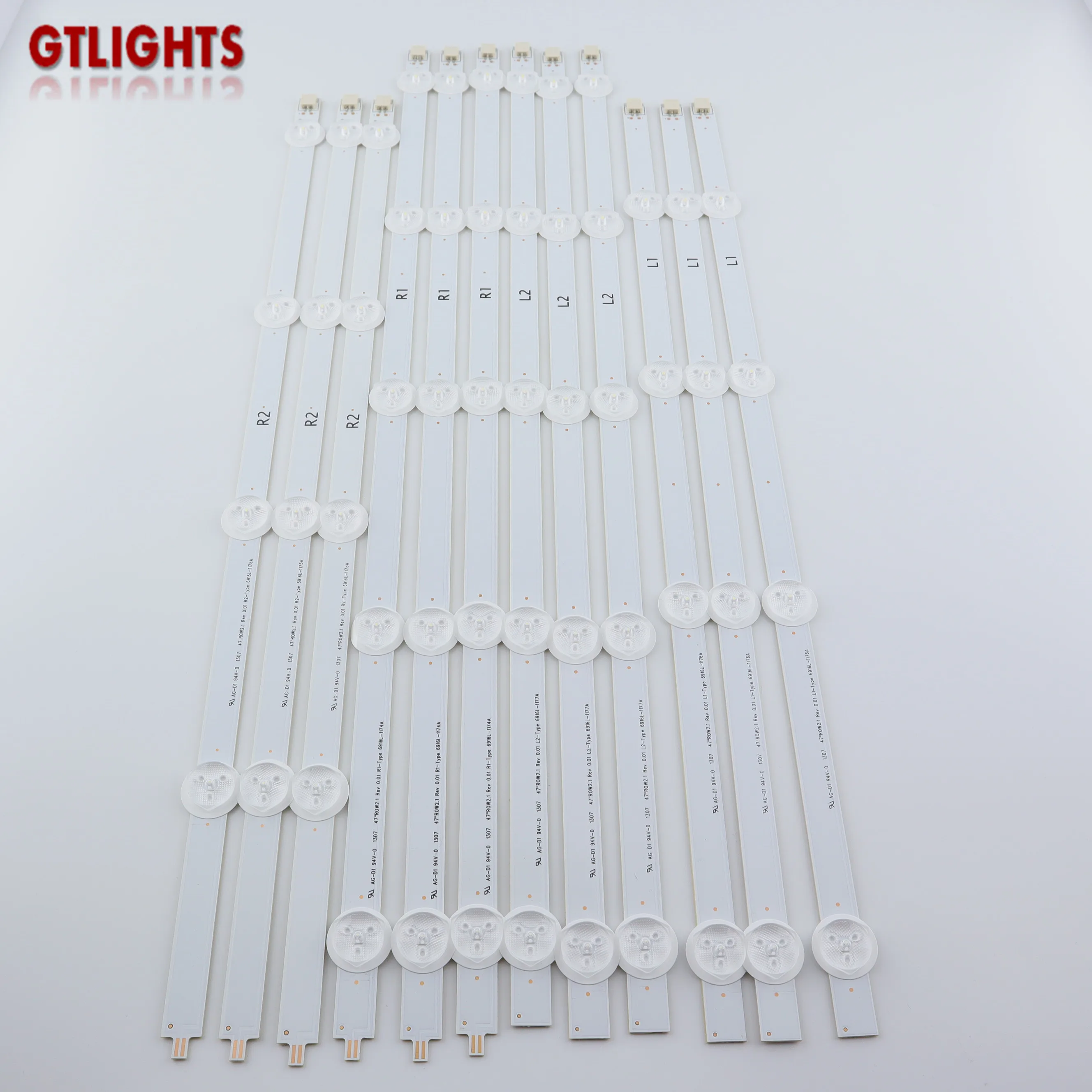Custom Made 47Ln Led Bar Backlight for Led Tv Light 47Ln/La 47" Row 2.1 ...