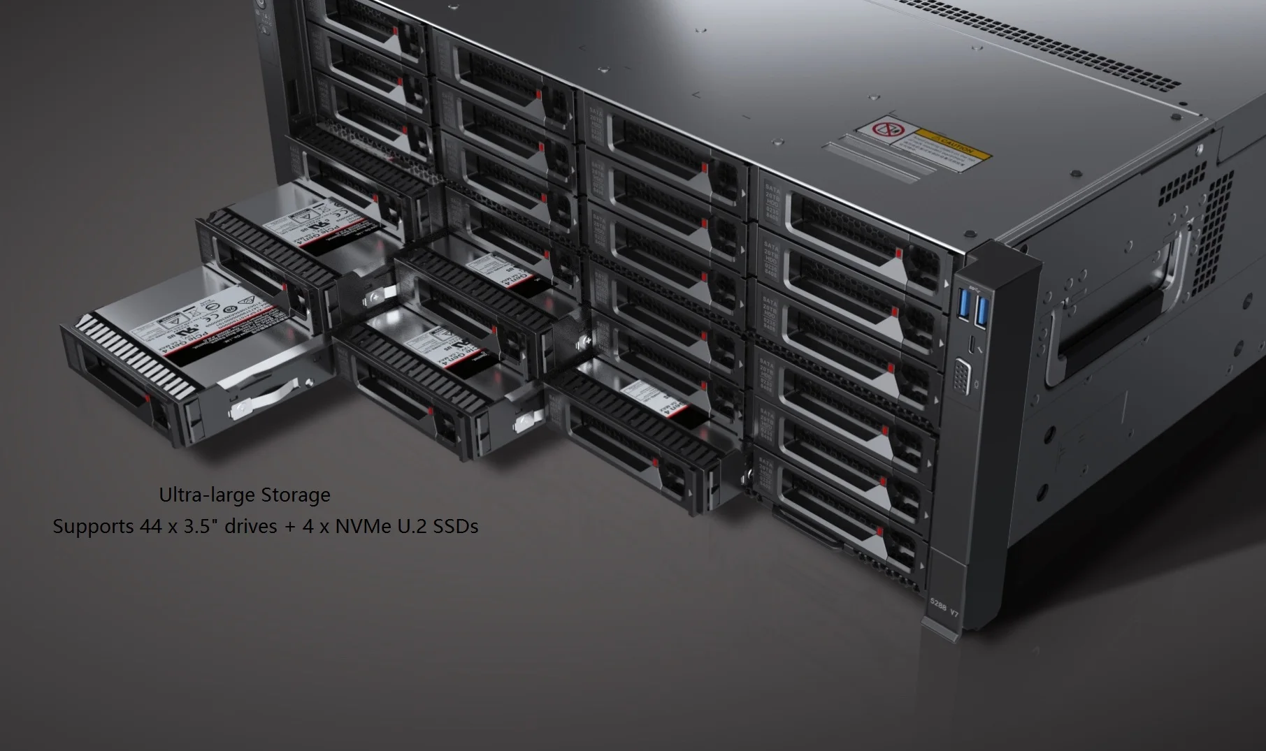 4u 2-socket Rack Server Fusionserver 5288 V7 - Buy Rack Server ...