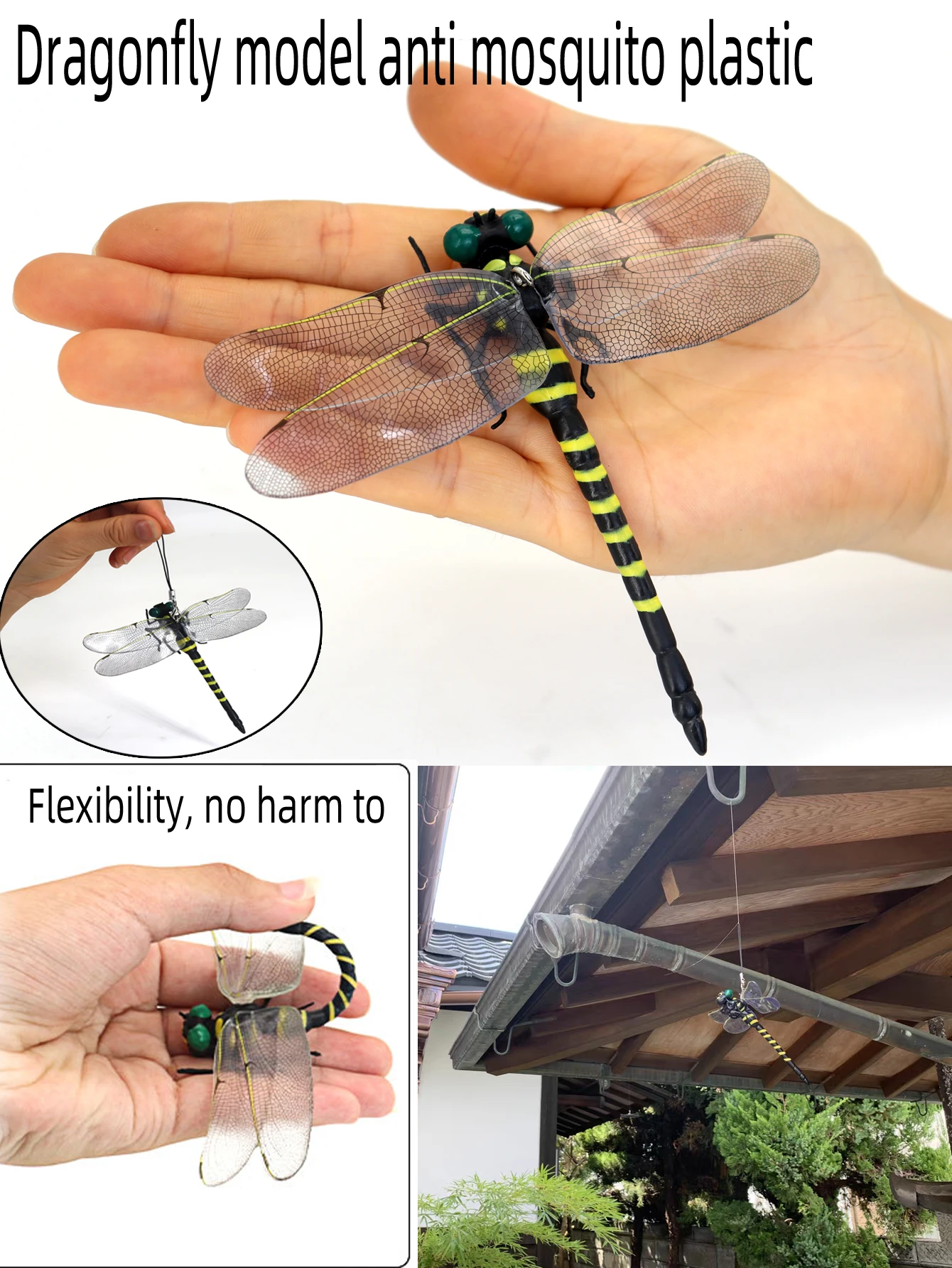 Outdoor Mosquito Repellent Simulation Large Dragonfly Mosquito ...