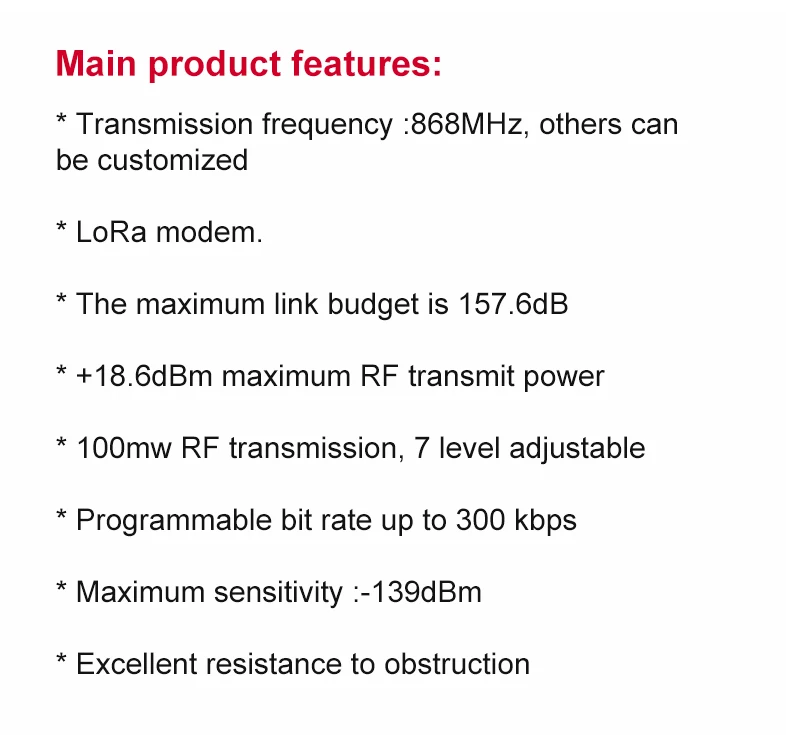 Lora_lf7811 Low Power Bidirectional Transceiver Standard Lorawan Module ...