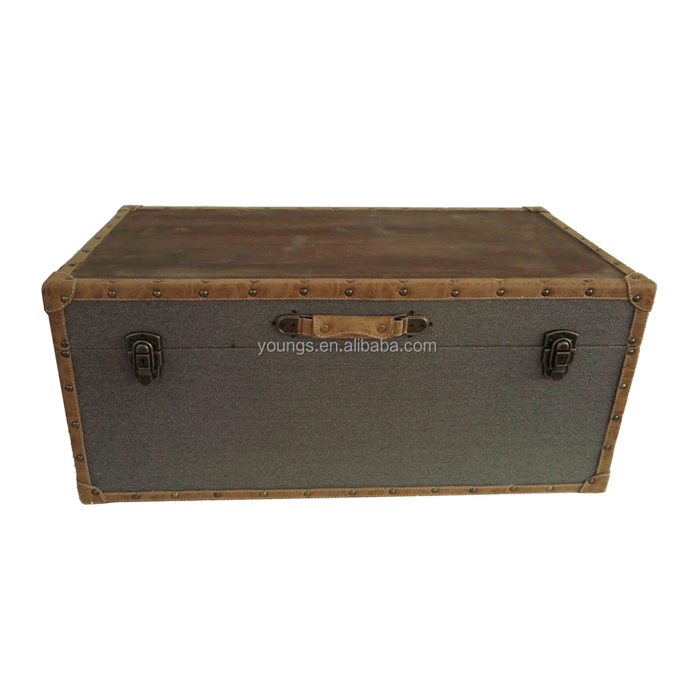 Trunks Storage Chest Boxes Sets Large Canvas Surface and Decorative ...