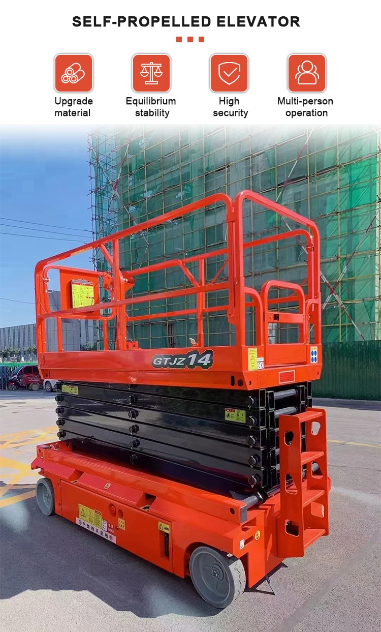 Hydraulic Scissor Lift - Mobile Aerial Work Platform