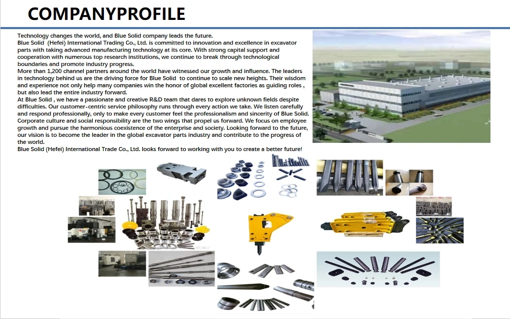 Everdigm RHB330 Hydraulic Rock Hammer Breaker Spare Parts